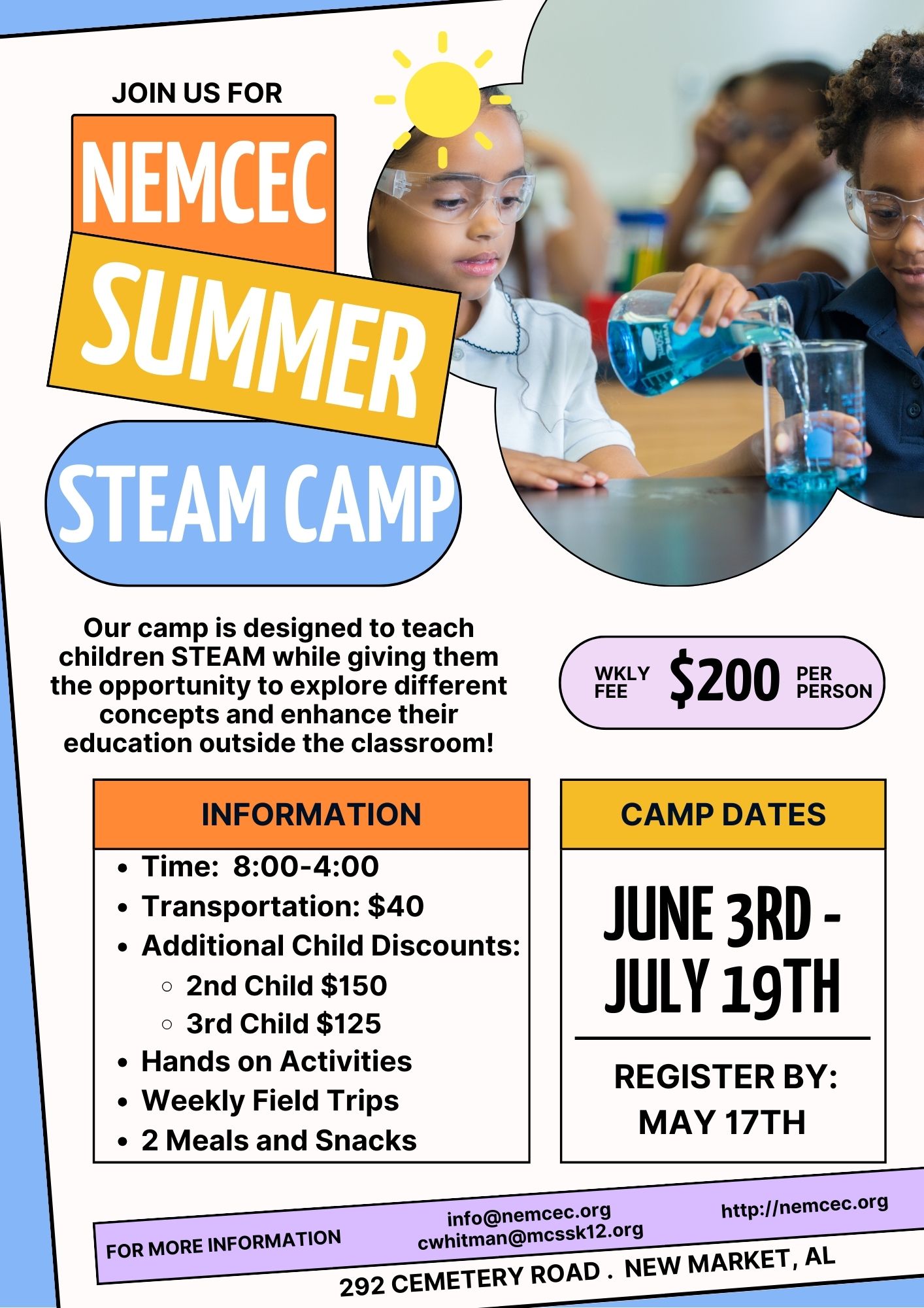 2024 Summer STEAM Camp – NEMCEC